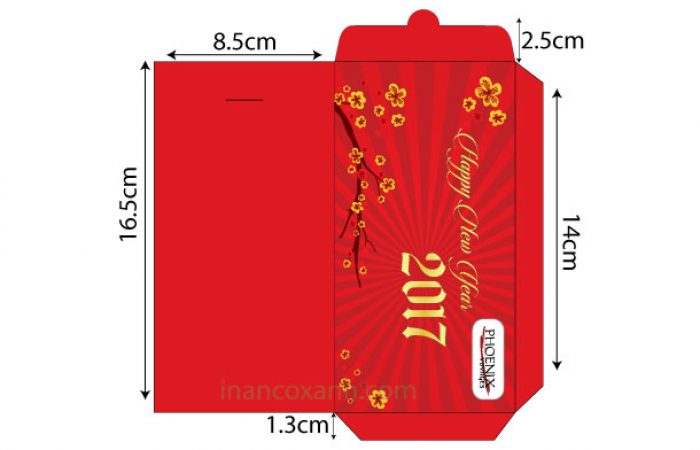 In bao lì xì giá sỉ, in bao lì xì ở đâu, kích thước bao lì xì chuẩn